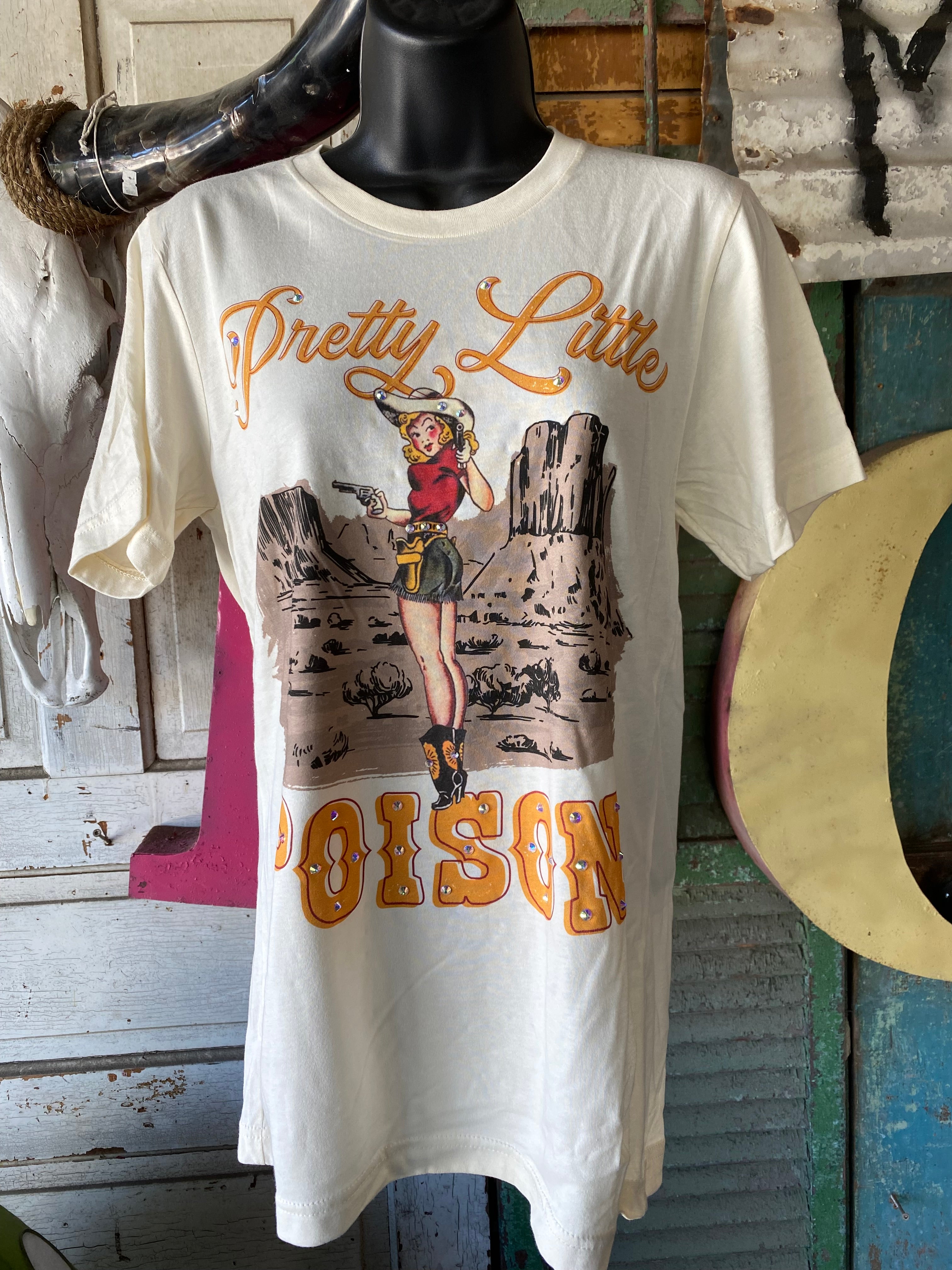 Pretty Little Poison -T shirt – Vintage Meets Boho at The Ole Mill